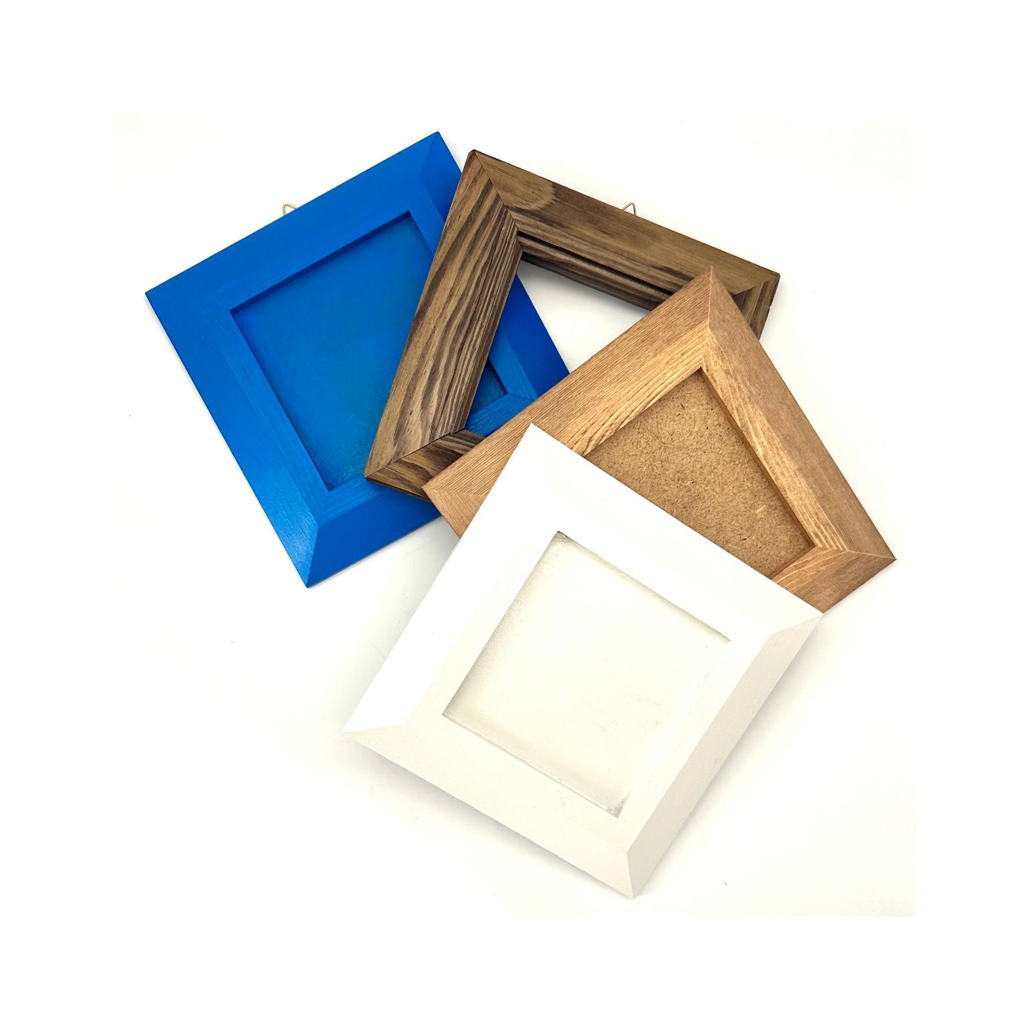 10x10 cm Çini Karo Uyumlu Ham Ahşap Çerçeve - 150.00 TL + KDV